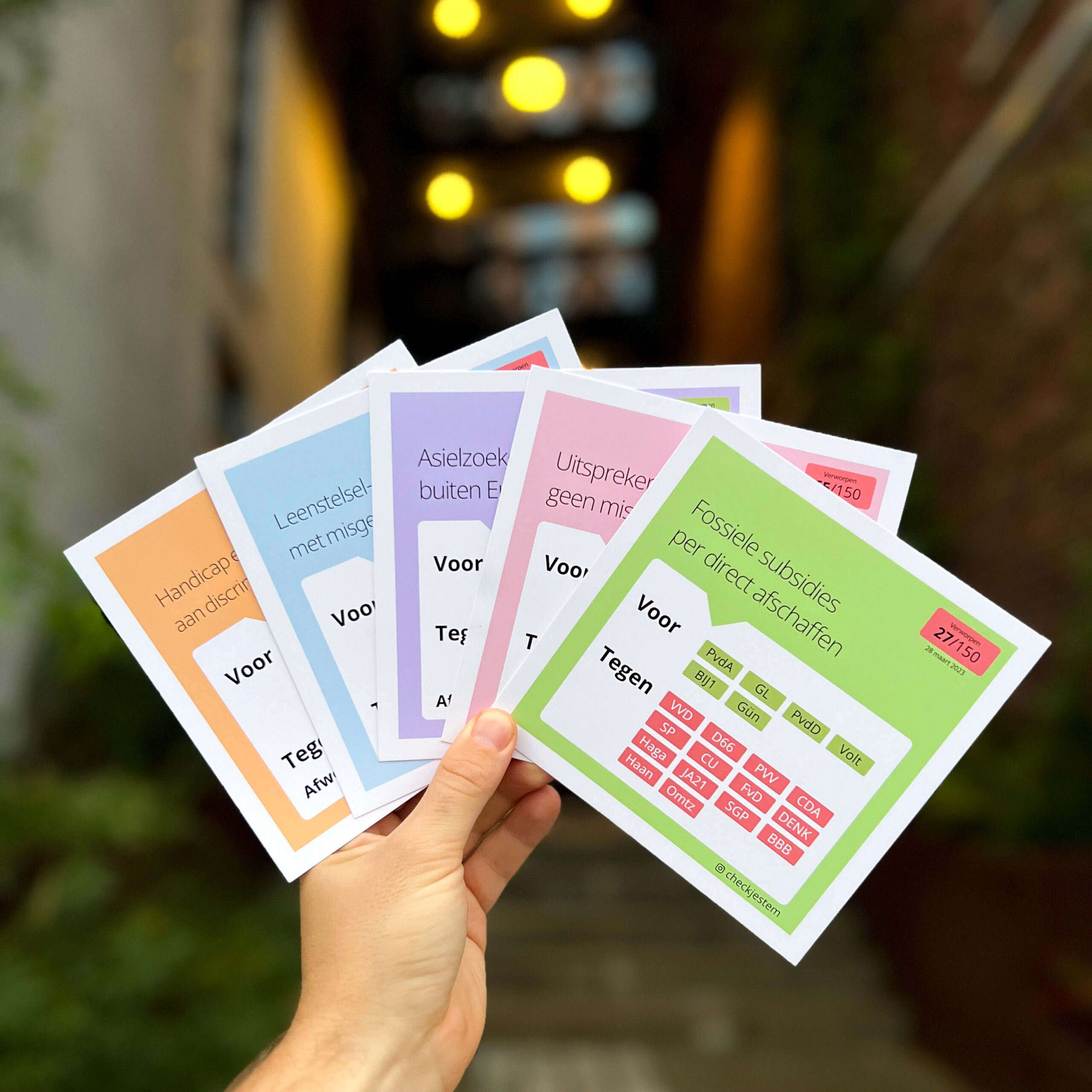 Winkelen – Check je stem